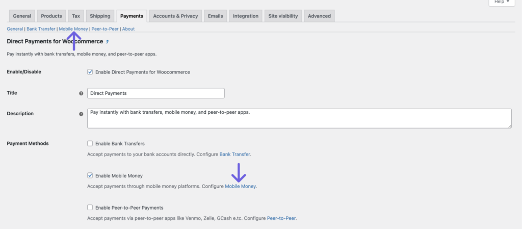 How to enable MTN (MoMo) Mobile Money Payments on Woocommerce - Digages