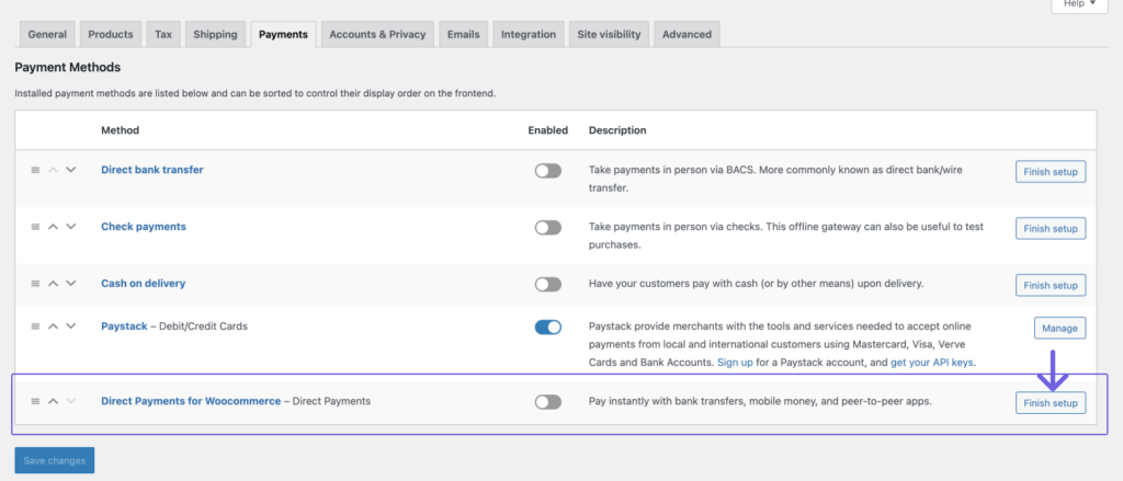 Installing & Activating Direct Payments for Woocommerce - Digages